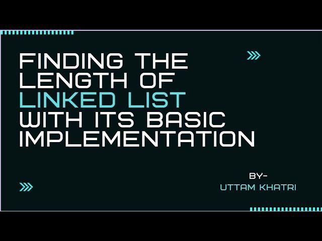 Uttam Khatri on LinkedIn: FINDING THE LENGTH OF LINKED LIST WITH ITS ... Uttam Khatri on LinkedIn: FINDING THE LENGTH OF LINKED LIST WITH ITS ...