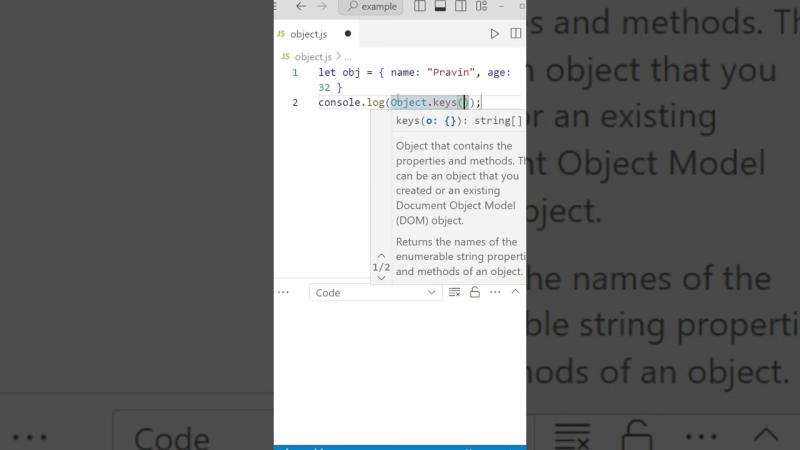 PHP Cooker on LinkedIn: Get Keys Values of JavaScript object Interview ... PHP Cooker on LinkedIn: Get Keys Values of JavaScript object Interview ...