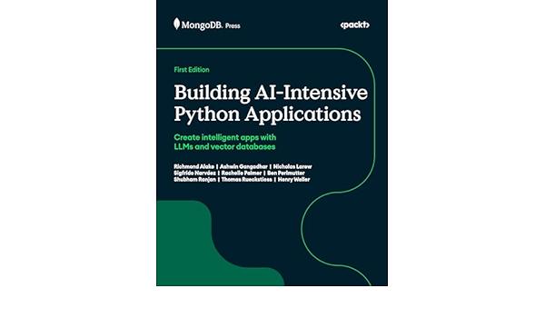 Rachelle Palmer on LinkedIn: Building AI-Intensive Python Applications ... Rachelle Palmer on LinkedIn: Building AI-Intensive Python Applications ...