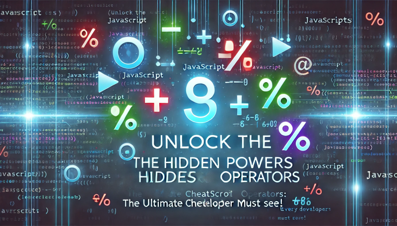 Unlock the Hidden Powers of JavaScript Operators | Jatin Verma Unlock the Hidden Powers of JavaScript Operators | Jatin Verma