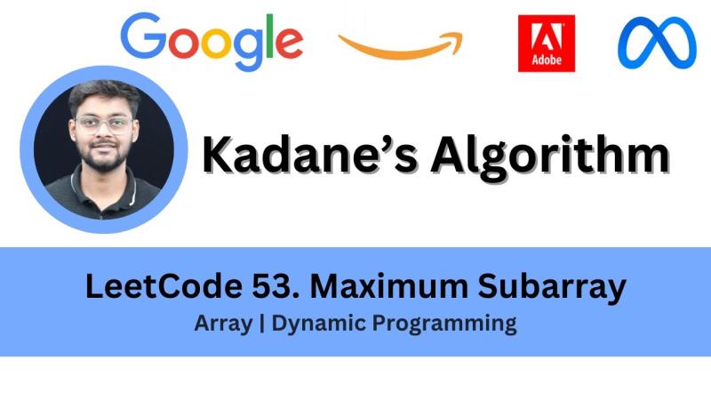 Code Harmony on LinkedIn: Solving LeetCode 53. Maximum Subarray ... Code Harmony on LinkedIn: Solving LeetCode 53. Maximum Subarray ...