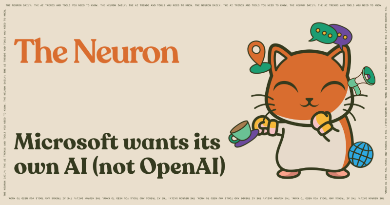😺Microsoft's breaking from OpenAI... | Eric Rivard 😺Microsoft's breaking from OpenAI... | Eric Rivard