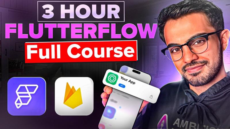 FlutterFlow + Firebase + Flutter Programming Full 3+ Hour Course (Build ... FlutterFlow + Firebase + Flutter Programming Full 3+ Hour Course (Build ...