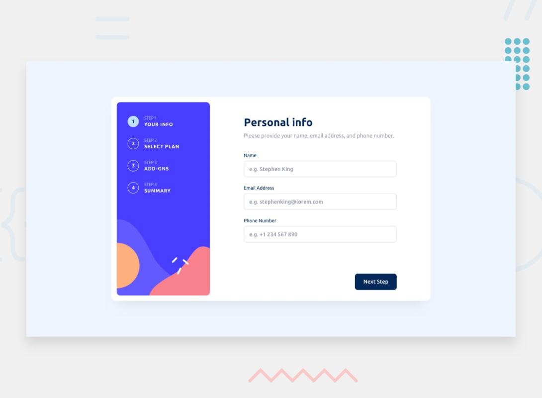 Paweł Gargula na LinkedIn: Frontend Mentor | Multi step form with React ... Paweł Gargula na LinkedIn: Frontend Mentor | Multi step form with React ...