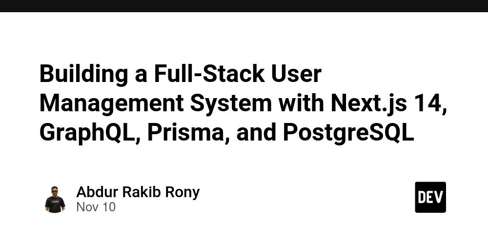 Abdur Rakib Rony on LinkedIn: Building a Full-Stack User Management ... Abdur Rakib Rony on LinkedIn: Building a Full-Stack User Management ...