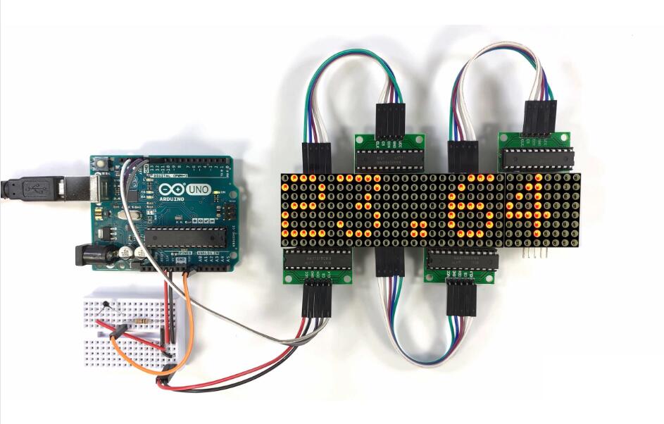 How to setup led matrix displays on the arduino? | Mangesh Deherkar How to setup led matrix displays on the arduino? | Mangesh Deherkar