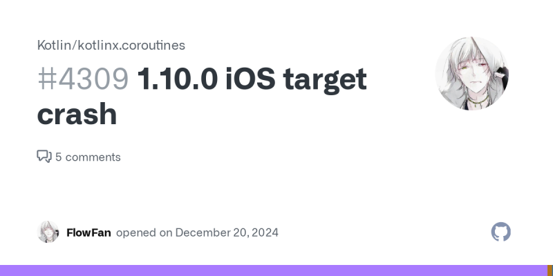 Nikolay Miroshnychenko on LinkedIn: 1.10.0 iOS target crash · Issue ... Nikolay Miroshnychenko on LinkedIn: 1.10.0 iOS target crash · Issue ...