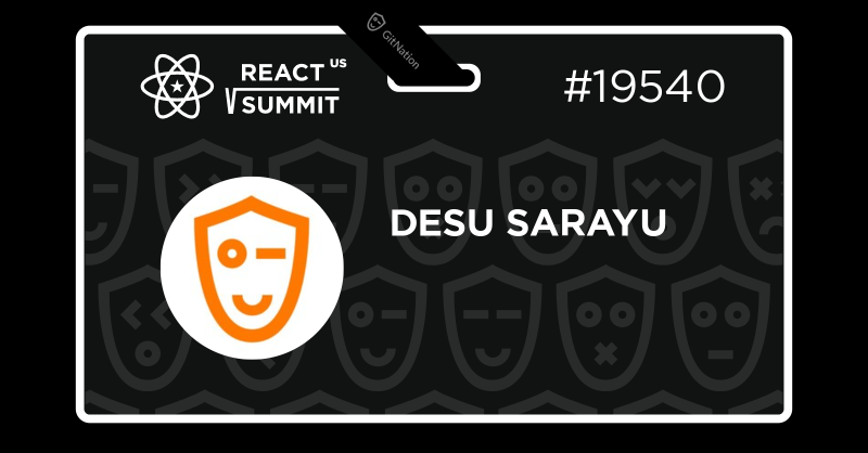 Check out my badge & claim your free React Summit US 2023 remote ticket ... Check out my badge & claim your free React Summit US 2023 remote ticket ...