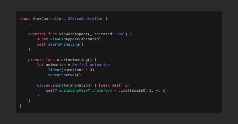 Animate UIKit views with SwiftUI animations in iOS 18 | Nil Coalescing ... Animate UIKit views with SwiftUI animations in iOS 18 | Nil Coalescing ...