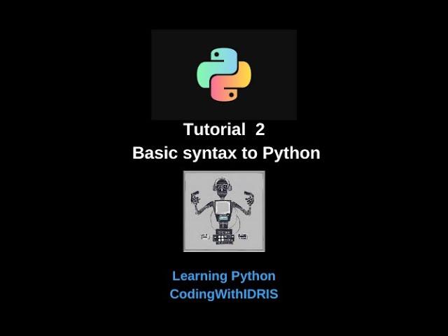 Idrissa Mahamoudou Dicko on LinkedIn: Python for Beginners - Basic Syntax Idrissa Mahamoudou Dicko on LinkedIn: Python for Beginners - Basic Syntax