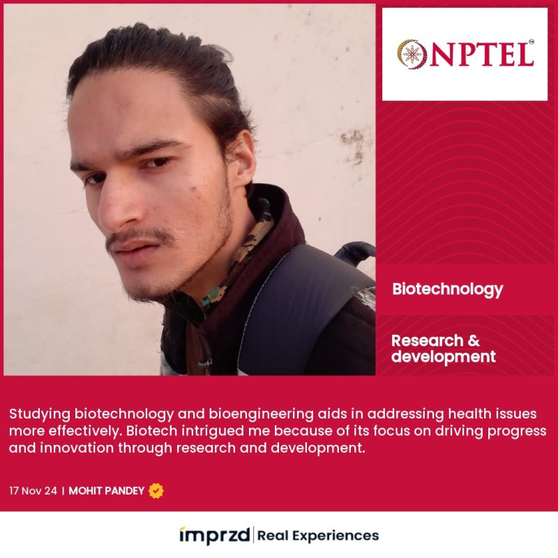 Mohit Pandey on LinkedIn: NPTEL Mohit Pandey on LinkedIn: NPTEL
