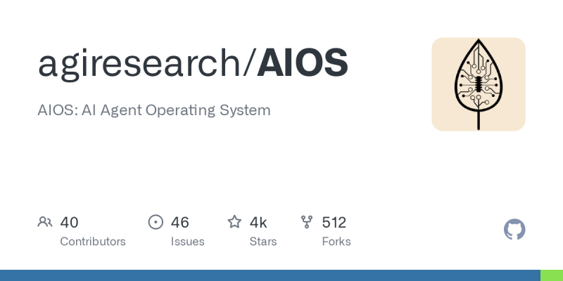 GitHub - agiresearch/AIOS: AIOS: AI Agent Operating System | Giovanni ... GitHub - agiresearch/AIOS: AIOS: AI Agent Operating System | Giovanni ...
