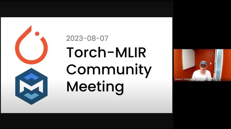 Ramiro Leal-Cavazos on LinkedIn: Torch MLIR Community Meeting (2023-08-07) Ramiro Leal-Cavazos on LinkedIn: Torch MLIR Community Meeting (2023-08-07)