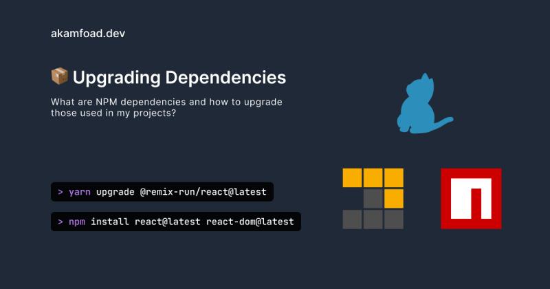 Akam Foad on LinkedIn: 📦 Upgrading Dependencies | Akam Foad Akam Foad on LinkedIn: 📦 Upgrading Dependencies | Akam Foad