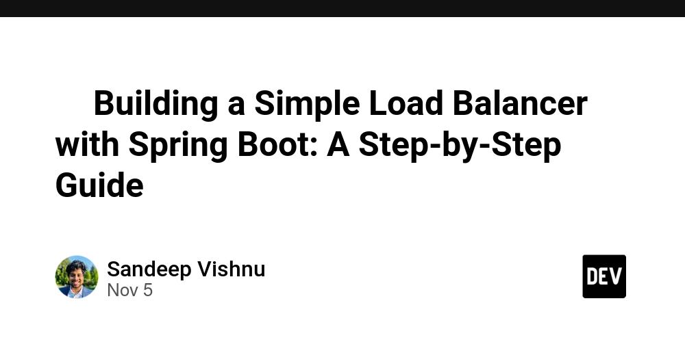 Donald Lutz on LinkedIn: 🏗️ Building a Simple Load Balancer with Spring ... Donald Lutz on LinkedIn: 🏗️ Building a Simple Load Balancer with Spring ...