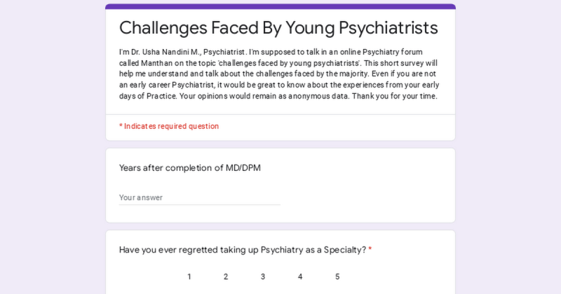 Dr. USHA NANDINI on LinkedIn: Challenges Faced By Young Psychiatrists Dr. USHA NANDINI on LinkedIn: Challenges Faced By Young Psychiatrists