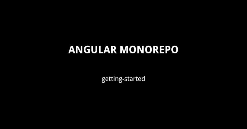 Setting up a project in Angular Monorepo with NX is fun and seamless ... Setting up a project in Angular Monorepo with NX is fun and seamless ...