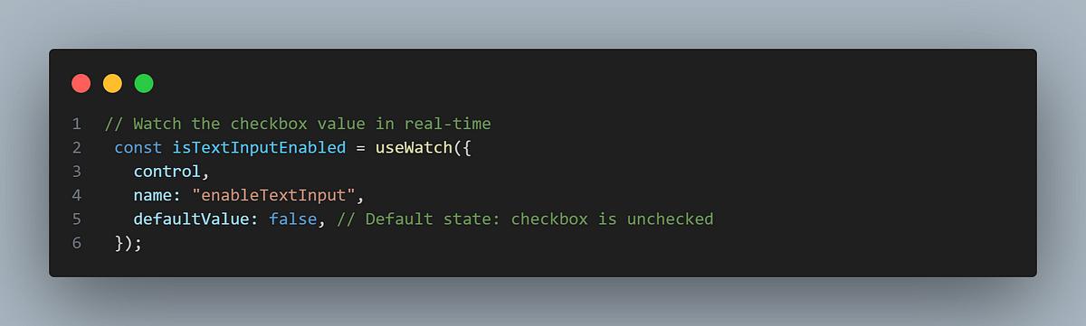 How to Conditionally Disable an Input Field Using React Hook Form ... How to Conditionally Disable an Input Field Using React Hook Form ...