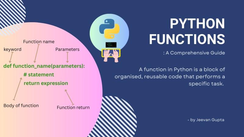 Python Functions: A Comprehensive Guide | Jeevan Gupta Python Functions: A Comprehensive Guide | Jeevan Gupta