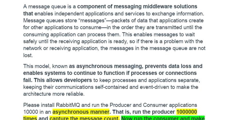FNU Sameer on LinkedIn: Message Queue - asynchronous messaging FNU Sameer on LinkedIn: Message Queue - asynchronous messaging