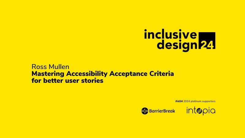Rajab Natshah on LinkedIn: Ross Mullen / Mastering Accessibility ... Rajab Natshah on LinkedIn: Ross Mullen / Mastering Accessibility ...