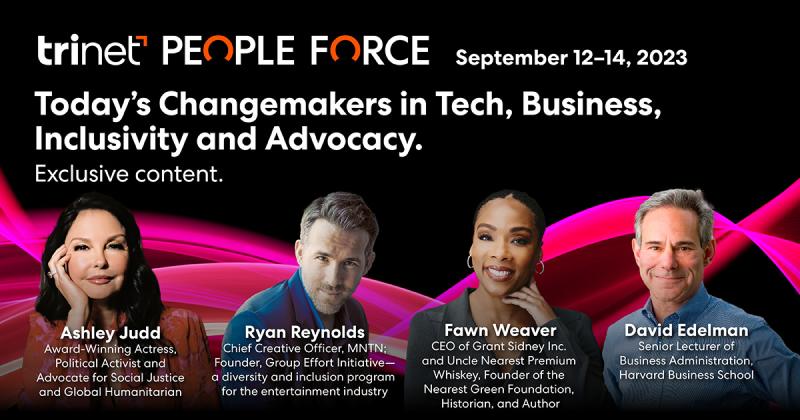 TriNet on LinkedIn: TriNet Announces Speakers for TriNet PeopleForce ... TriNet on LinkedIn: TriNet Announces Speakers for TriNet PeopleForce ...