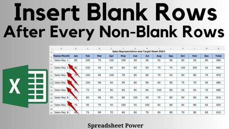 Learn Microsoft Excel on LinkedIn: How to Insert Blank Rows After Every ... Learn Microsoft Excel on LinkedIn: How to Insert Blank Rows After Every ...