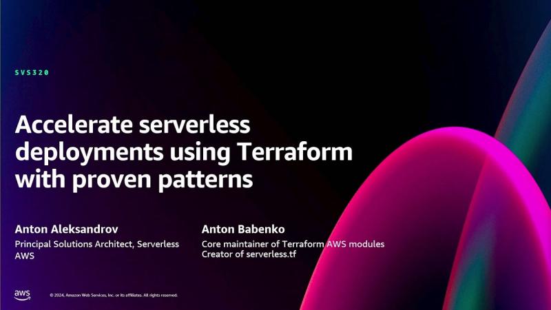 Darryl R. on LinkedIn: AWS re:Invent 2024 - Accelerate serverless ... Darryl R. on LinkedIn: AWS re:Invent 2024 - Accelerate serverless ...