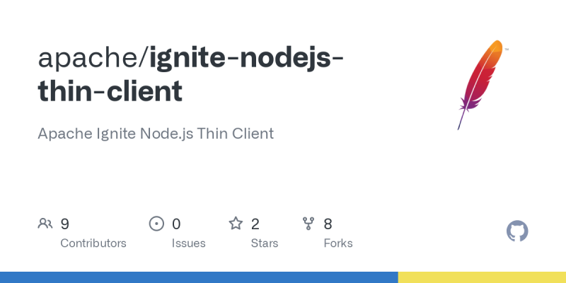 Apache Ignite on LinkedIn: GitHub - apache/ignite-nodejs-thin-client ... Apache Ignite on LinkedIn: GitHub - apache/ignite-nodejs-thin-client ...