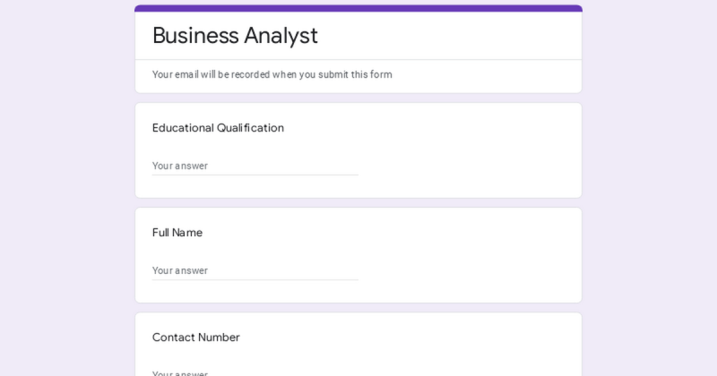 Shruthi NJ on LinkedIn: Business Analyst Shruthi NJ on LinkedIn: Business Analyst