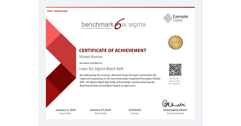 Vineet Kumar on LinkedIn: Lean Six Sigma Black Belt • Vineet Kumar ... Vineet Kumar on LinkedIn: Lean Six Sigma Black Belt • Vineet Kumar ...
