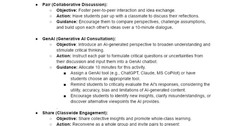 Alec Couros on LinkedIn: Think-Pair-GenAI-Share - Revised Alec Couros on LinkedIn: Think-Pair-GenAI-Share - Revised