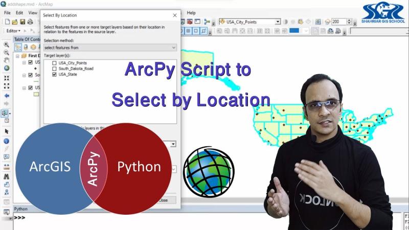 ArcPy Script to Select by Location (Course: ArcPy for ArcMap Level 2 ... ArcPy Script to Select by Location (Course: ArcPy for ArcMap Level 2 ...
