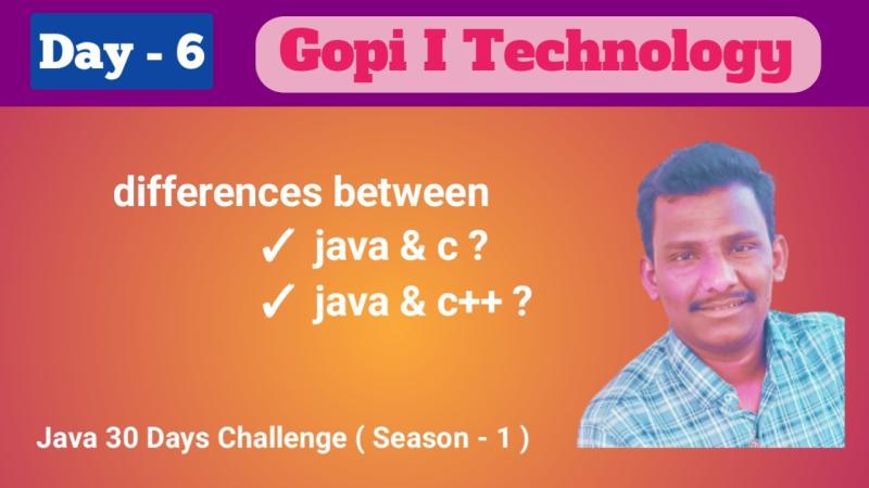 Day-6: Difference between Java & C | Java & C++ | Java Full Stack ... Day-6: Difference between Java & C | Java & C++ | Java Full Stack ...