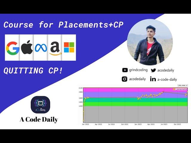 Pranav Mehta on LinkedIn: I'm quitting CP | Free coding course | CP ... Pranav Mehta on LinkedIn: I'm quitting CP | Free coding course | CP ...
