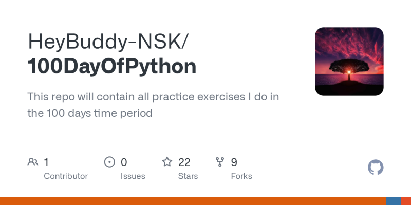 🚀 Just completed Day 10 of #100DaysOfCode, immersing myself in Python's ... 🚀 Just completed Day 10 of #100DaysOfCode, immersing myself in Python's ...