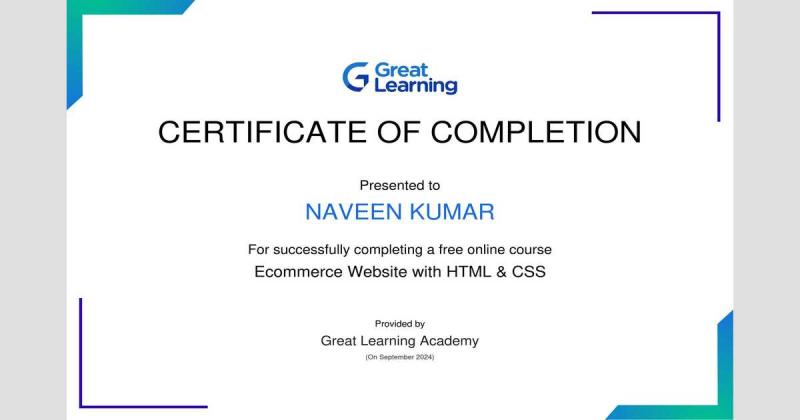 Naveen Kumar on LinkedIn: Ecommerce Website with HTML & CSS course ... Naveen Kumar on LinkedIn: Ecommerce Website with HTML & CSS course ...