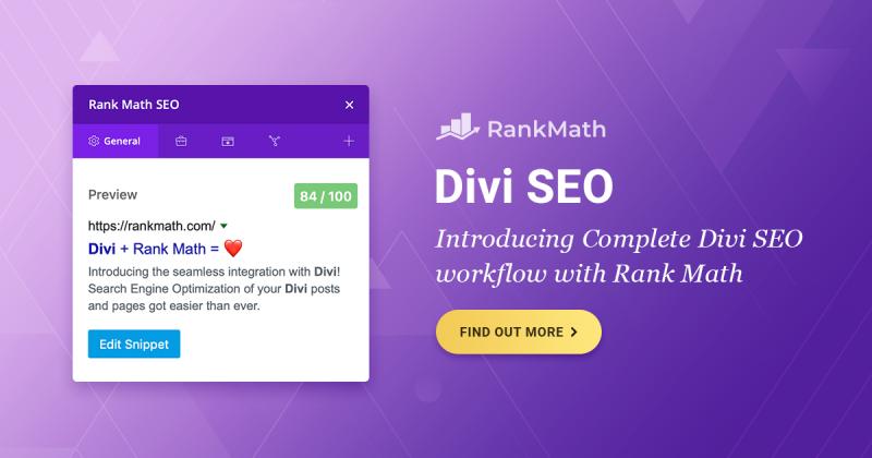 Rank Math SEO on LinkedIn: Divi SEO – Building SEO-friendly Websites ... Rank Math SEO on LinkedIn: Divi SEO – Building SEO-friendly Websites ...