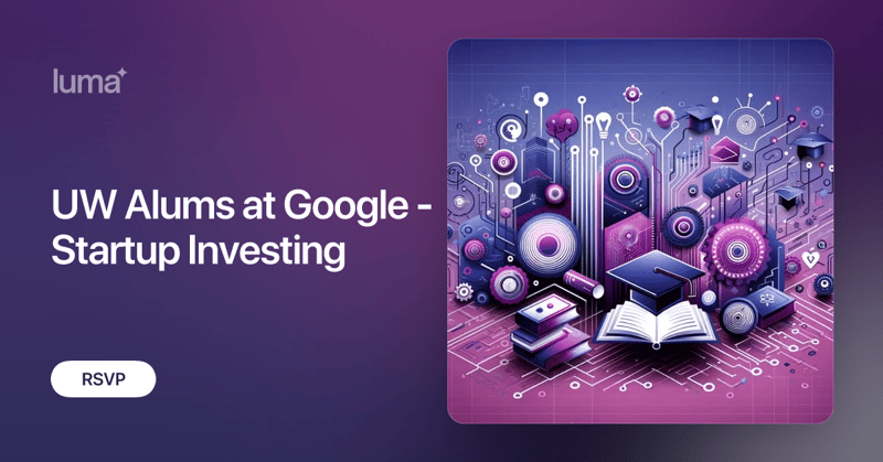 Bryan Tomlinson on LinkedIn: UW Alums at Google - Startup Investing · Luma Bryan Tomlinson on LinkedIn: UW Alums at Google - Startup Investing · Luma