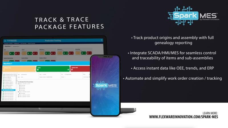 Flexware Innovation on LinkedIn: SparkMES™ Track & Trace Package ... Flexware Innovation on LinkedIn: SparkMES™ Track & Trace Package ...