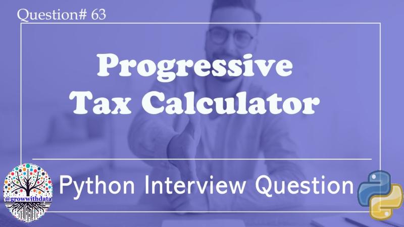 Jegan Velappanpillai on LinkedIn: Python: Progressive Tax Calculator ... Jegan Velappanpillai on LinkedIn: Python: Progressive Tax Calculator ...