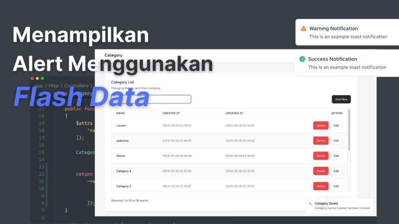 Fadli Hidayatullah on LinkedIn: Flash Data Laravel: Menampilkan Pesan Alert Fadli Hidayatullah on LinkedIn: Flash Data Laravel: Menampilkan Pesan Alert