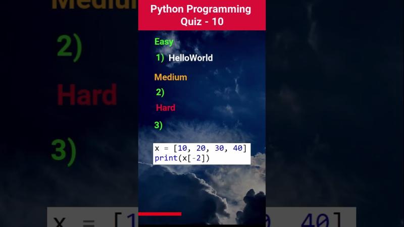 Kanthi Kiran Sirra on LinkedIn: Python Programming Quiz 10 # ... Kanthi Kiran Sirra on LinkedIn: Python Programming Quiz 10 # ...