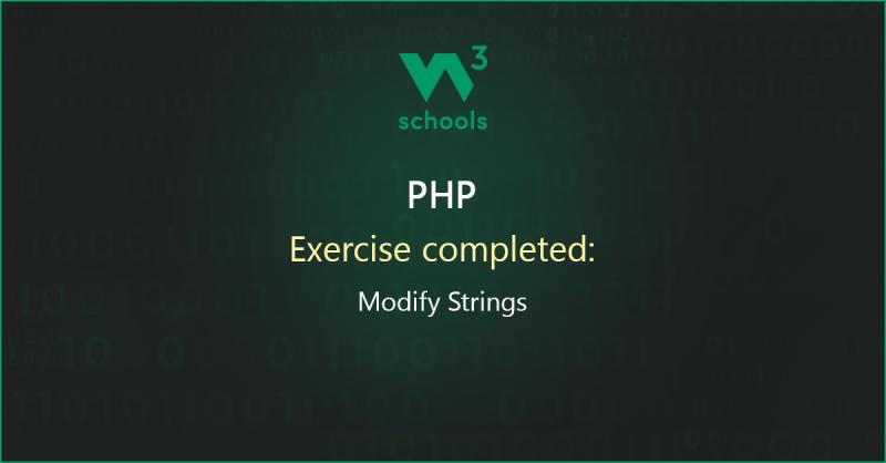 Muhammad Tariq on LinkedIn: Completed Exercise: PHP Modify Strings Muhammad Tariq on LinkedIn: Completed Exercise: PHP Modify Strings