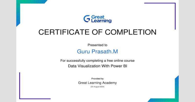 Guru Prasath on LinkedIn: Data Visualization With Power BI course ... Guru Prasath on LinkedIn: Data Visualization With Power BI course ...