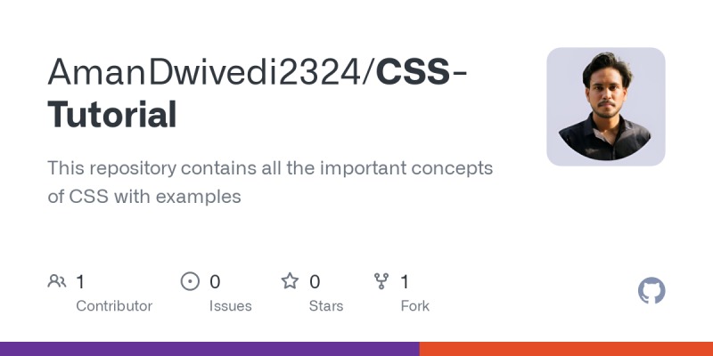 Aman Dwivedi on LinkedIn: CSS-Tutorial/style.css at main ... Aman Dwivedi on LinkedIn: CSS-Tutorial/style.css at main ...