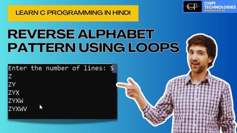 C Programming: How to Print a Reverse Alphabet Pattern Using Loops ... C Programming: How to Print a Reverse Alphabet Pattern Using Loops ...