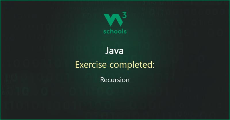 Vamsi Krishna Kaligotla on LinkedIn: Completed Exercise: Java Recursion Vamsi Krishna Kaligotla on LinkedIn: Completed Exercise: Java Recursion