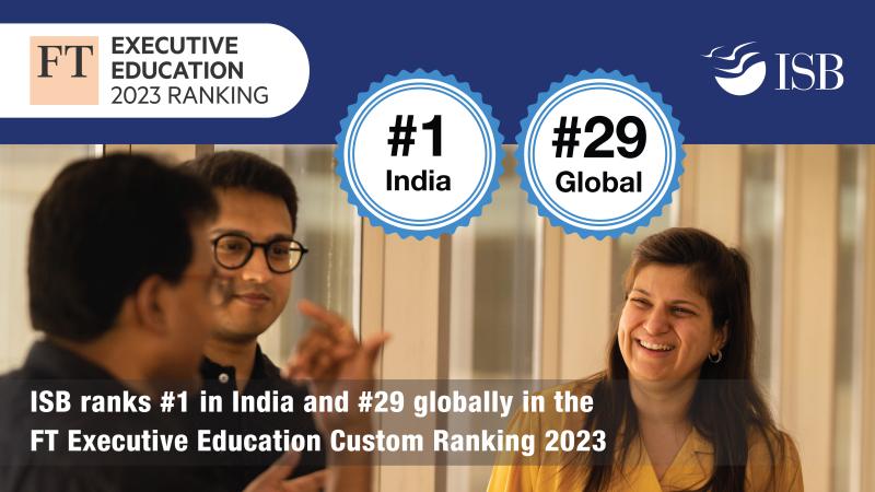 Sandeep Balani on LinkedIn: ISB ranks #1 in India and #29 globally in ... Sandeep Balani on LinkedIn: ISB ranks #1 in India and #29 globally in ...