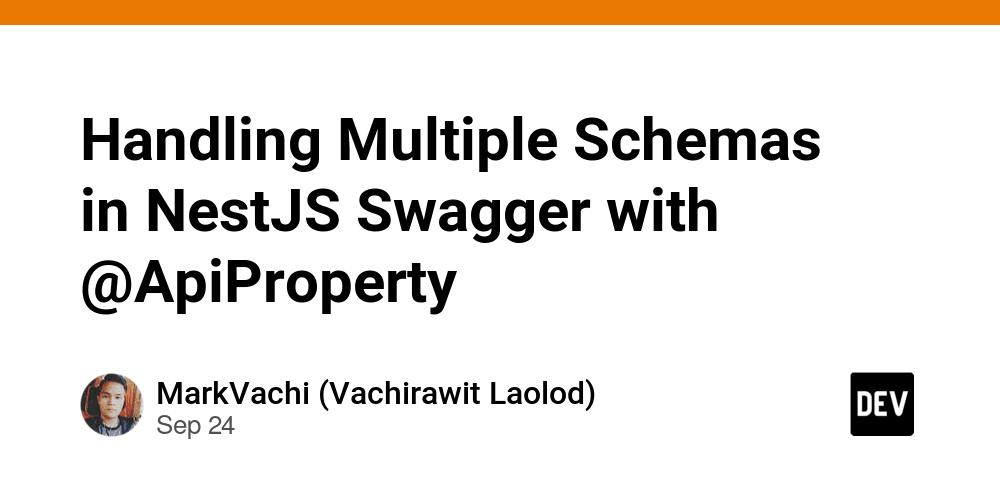 Vachirawit Laolod on LinkedIn: Handling Multiple Schemas in NestJS ... Vachirawit Laolod on LinkedIn: Handling Multiple Schemas in NestJS ...